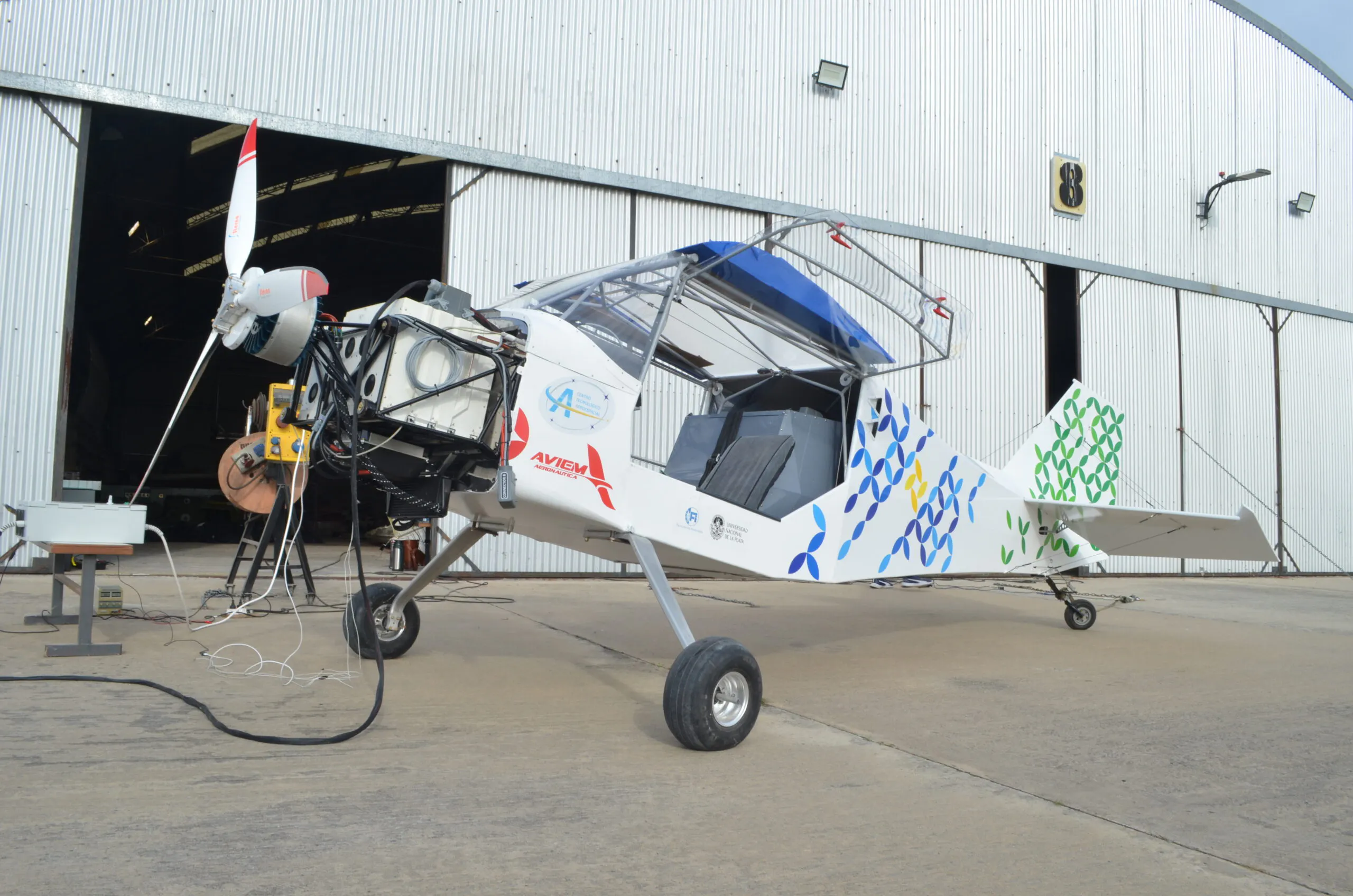 El primer avión eléctrico de Argentina se prepara para tocar el cielo